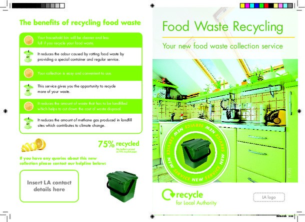 Introductory Leaflet - food waste for flats - WRAP Resource Library