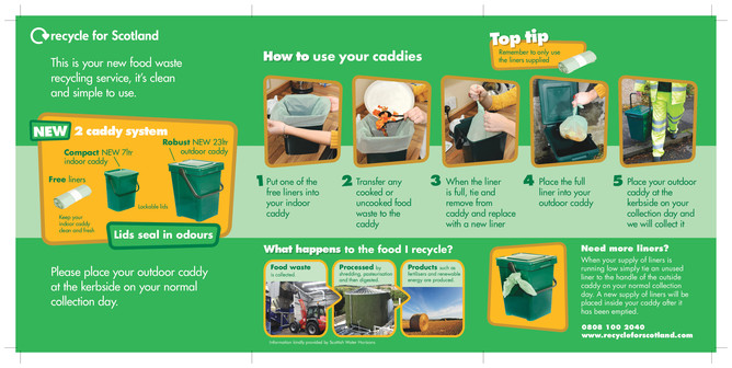 Recycle for Scotland - Food Waste Recycling A5 6-page leaflet - WRAP ...